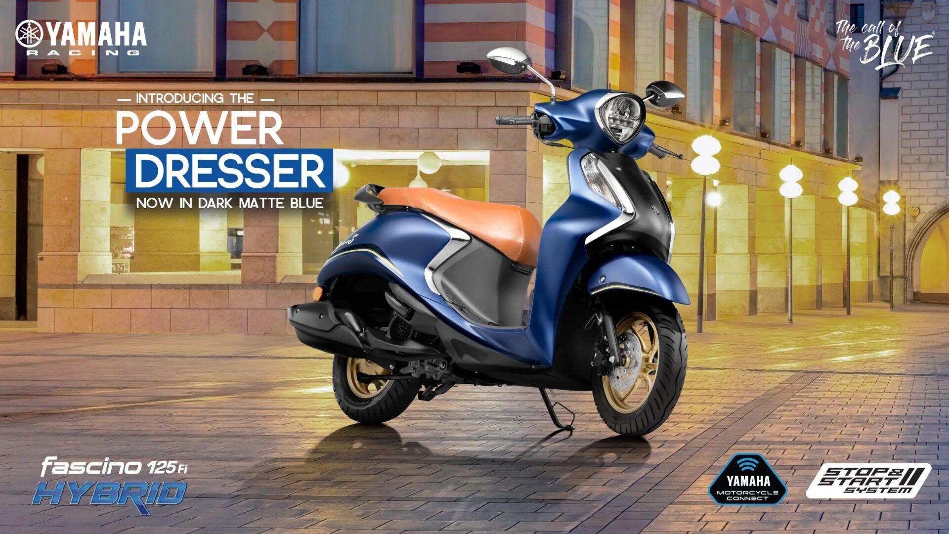 อินเดียเปิดตัว 2023 New Yamaha Fascino 125 Fi Hybrid สกูตเตอร์คนเมือง