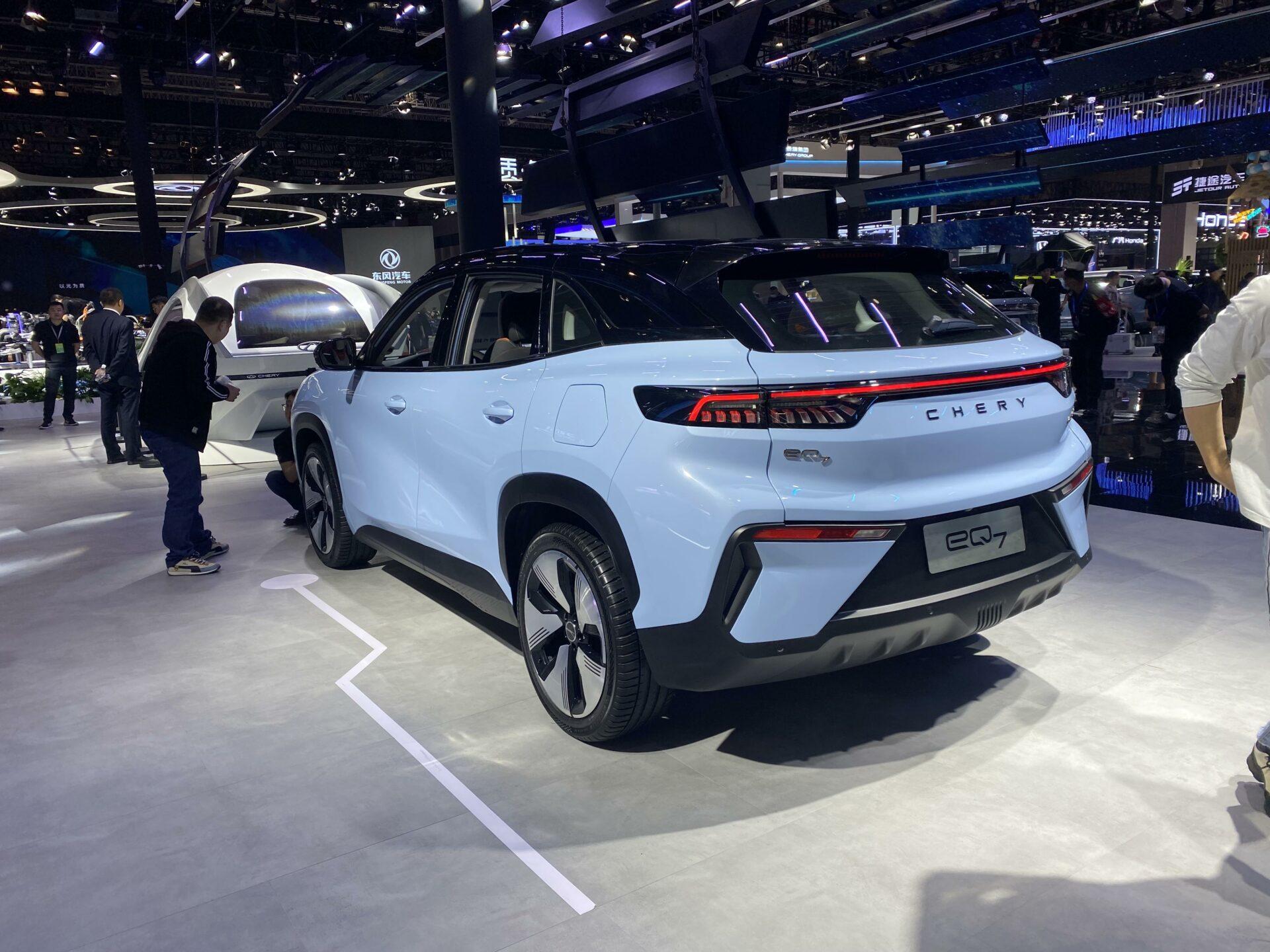 ยลโฉมจริง! Chery eQ7 เอสยูวีอีวีตัวถังอะลูมิเนียม 211 แรงม้า