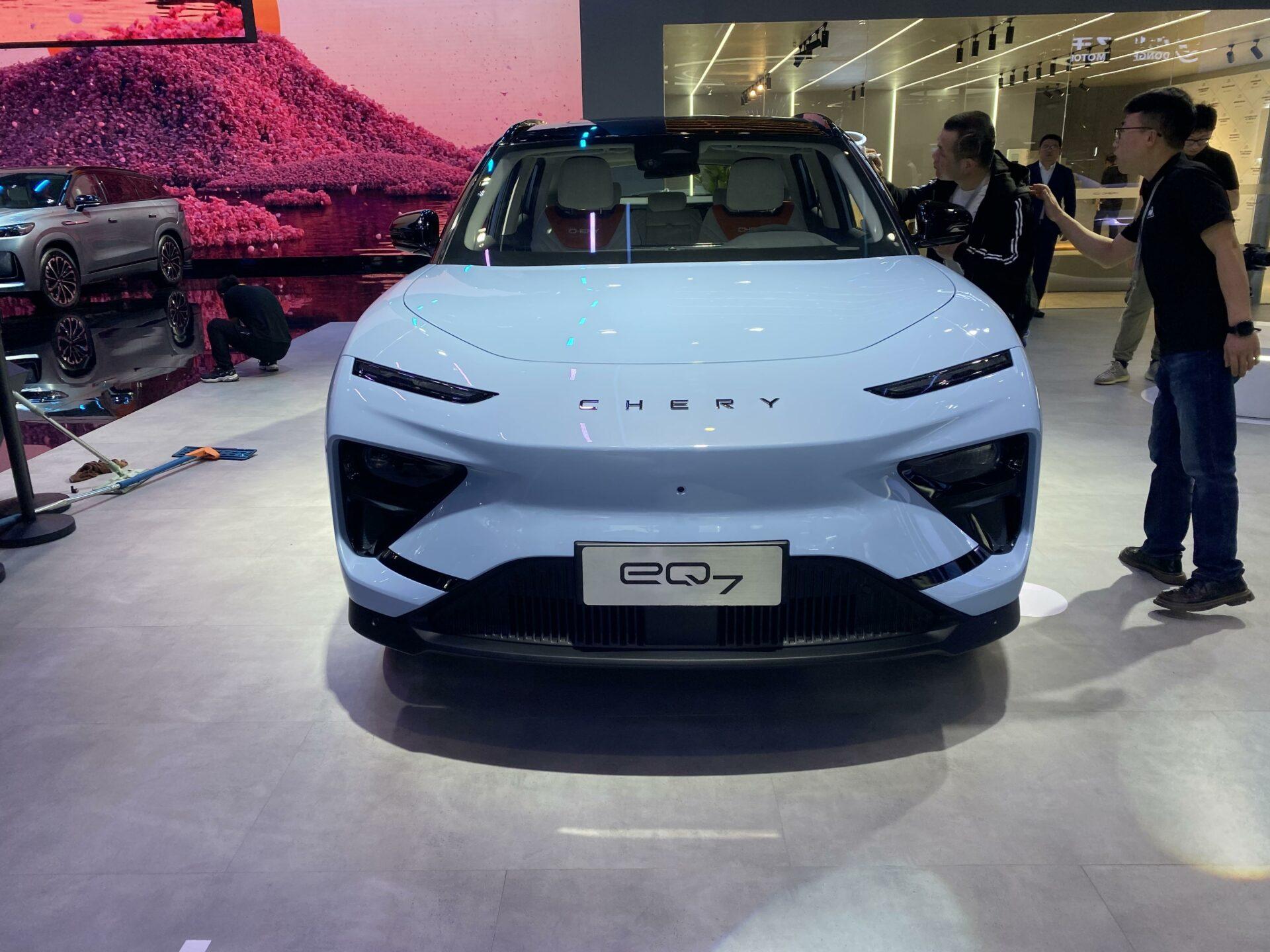 ยลโฉมจริง! Chery eQ7 เอสยูวีอีวีตัวถังอะลูมิเนียม 211 แรงม้า