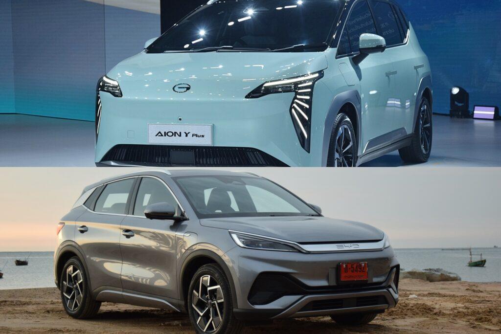 AION Y Plus VS BYD ATTO3 ศึกอีวีแดนมังกร ค่าตัวทะลุล้าน