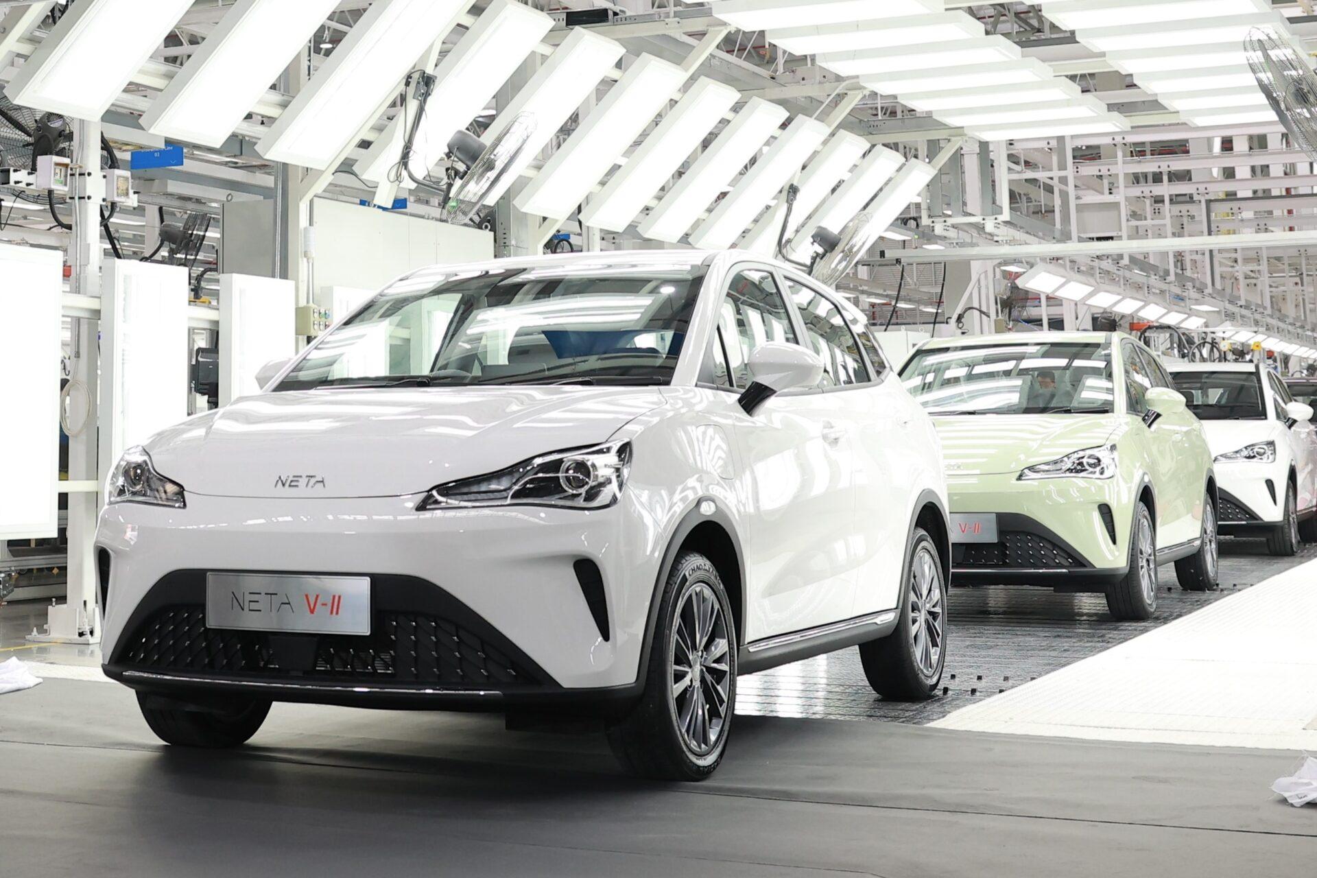 NETA V-II คันแรกออกจากไลน์ผลิตในไทยขายจริงปีหน้า