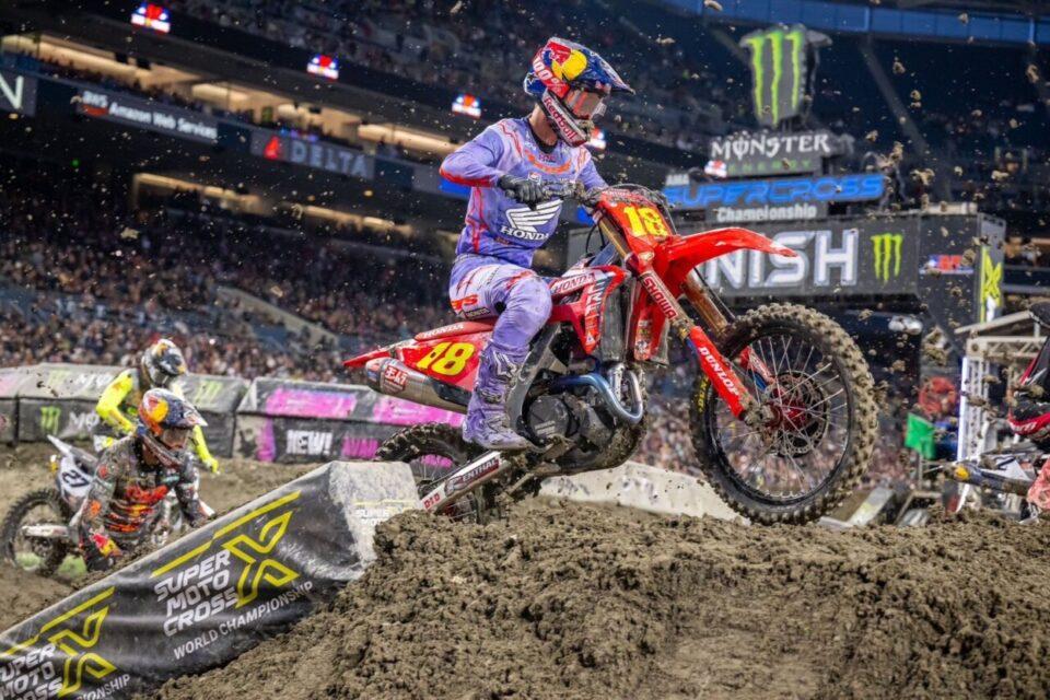 Jett Lawrence บิด Honda CRF450R คว้าโพเดียม รั้งจ่าฝูงศึก AMA ...