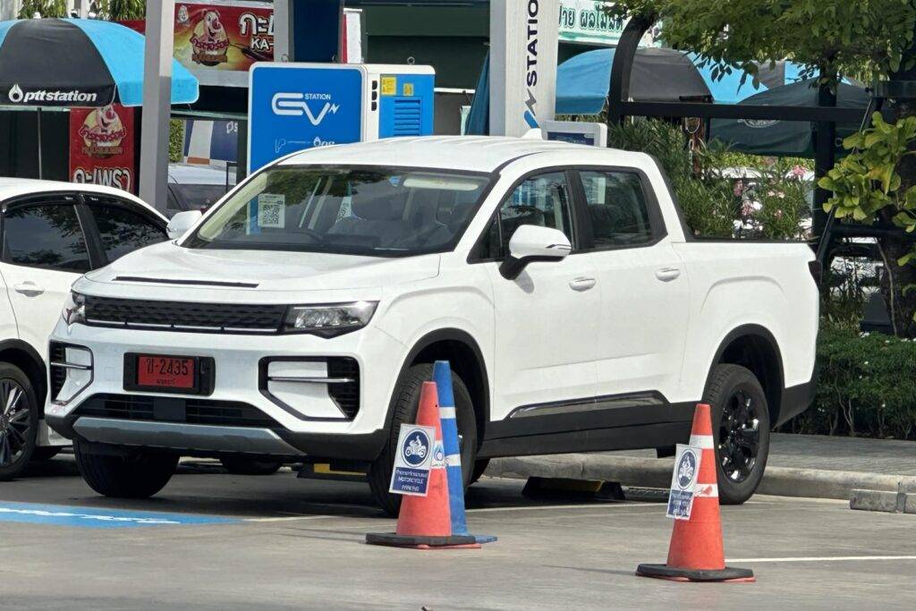 RIDDARA RD6 หลุดคันจริงกระบะอีวีพวงมาลัยขวา เปิดตัวที่ Motor Expo