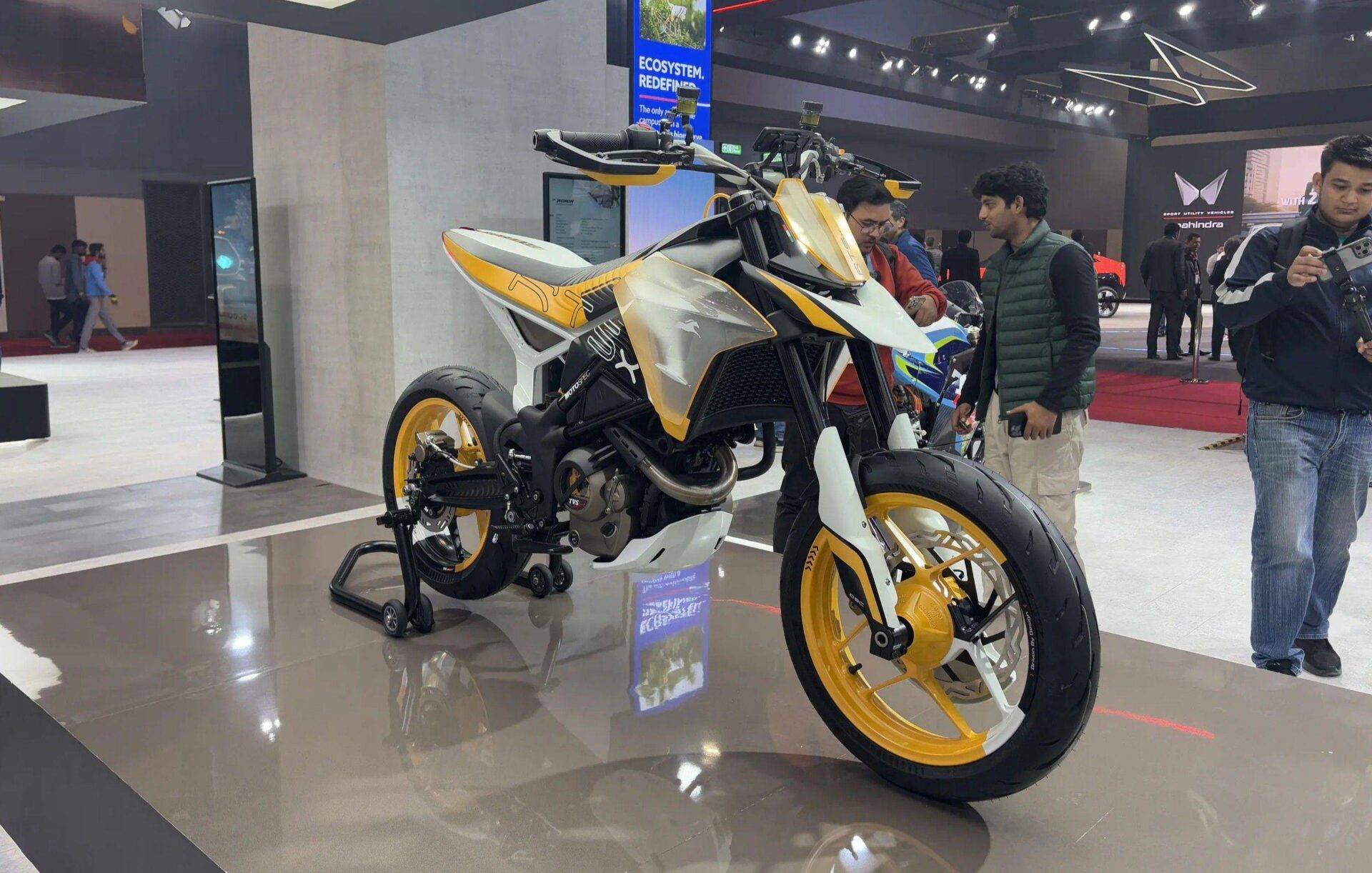 TVS RTS X 300 Supermoto ได้รับการจดสิทธิบัตรในอินเดีย
