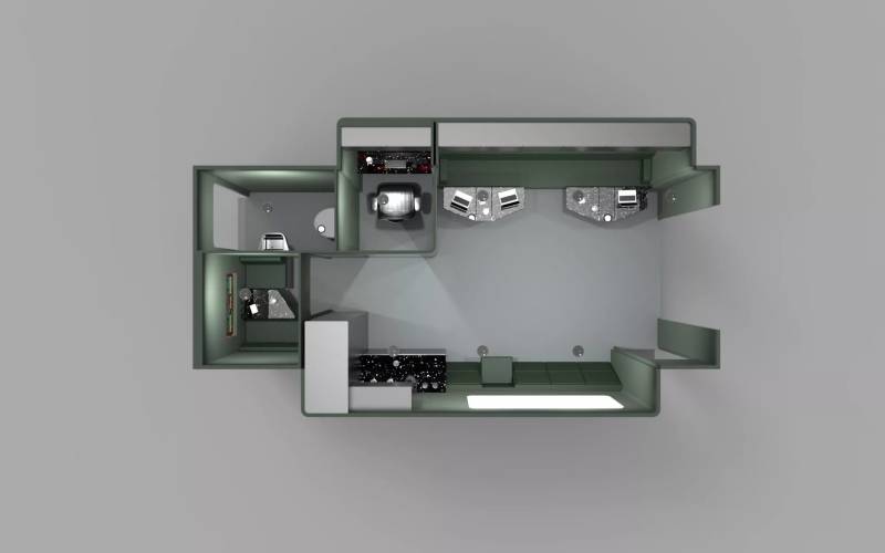 Grounded C1 รถ EV อเนกประสงค์เป็น ศูนย์บัญชาการ - คลีนิกเคลื่อนที่